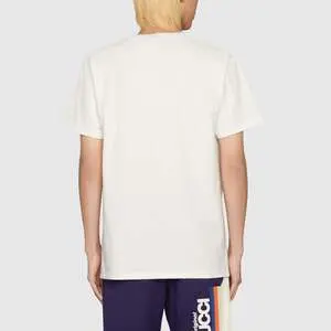 Gucci Ss22 Cotton T-shirt With Embroidery 'white