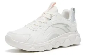 ANTA Athletic Lace-up Sneakers - White/grey