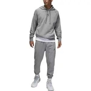 JORDAN Solid Color Pullover Hoodie