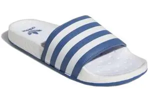 Adidas Adilette Boost Slides - White/blue