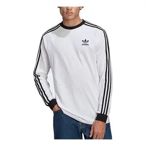 Adidas Originals 3-stripes Long Sleeve Crewneck - White