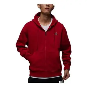 JORDAN Zip-up Hooded Jacket - Red