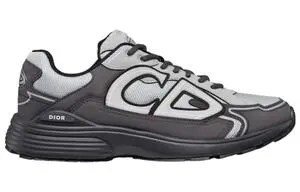 Dior B30 'reflective Cd30 Grey Anthracite' Sneakers - Gray/anthracite