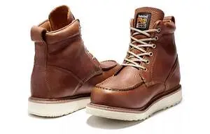 Timberland Wedge 6 Inch Work Boots - Brown