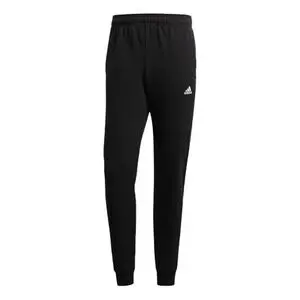 Adidas Essentials French Terry Pants Knitted Sport Trousers - Black