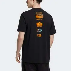 Adidas Neo M Sw Pkt Tee Chest Pocket Back Funny Sports Short Sleeve - Black