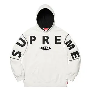 Supreme Spread Logo Hooded Sweatshirt - White