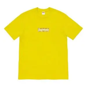 Supreme Fw19 Week 17 Bandana Box Logo Tee - Yellow
