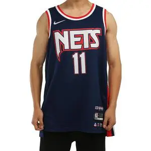Nike X Nba 75th Anniversary Brooklyn Nets Kyrie Irving Jersey - Blue