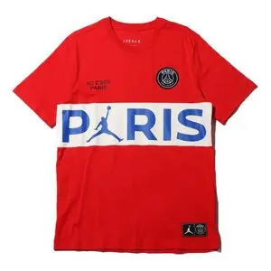 JORDAN X Psg Paris Saint-germain Short Sleeve