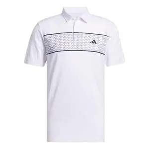 Adidas Chest Stripe Polo Shirt Asia Sizing - White