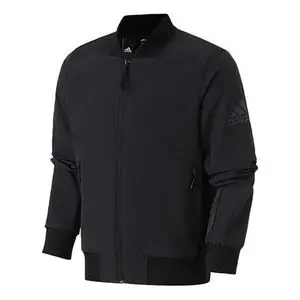 Adidas Woven Bomber Jacket - Black