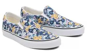 VANS Floral Classic Slip-on - Blue/yellow