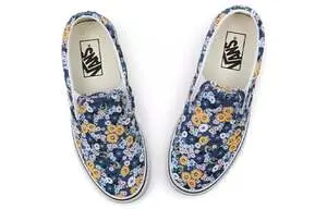 VANS Floral Classic Slip-on - Blue/yellow