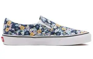 VANS Floral Classic Slip-on - Blue/yellow