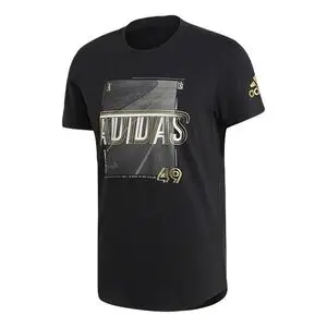 Adidas Training Sports Gym Round Neck Short Sleeve - Black