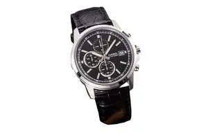 Casio Edifice Chronograph Leather Strap Watch