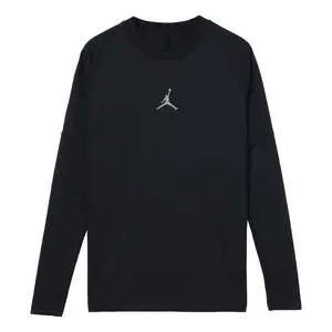 JORDAN Dri-fit Sports Pullover With Logo Print - Black
