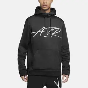 JORDAN Air Therma Graphic Hooded Pullover - Black