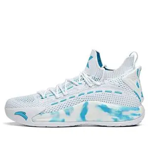 ANTA Klay Thompson 5 Low Athletic Sneakers - White/blue