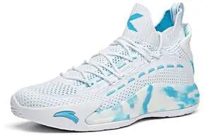 ANTA Klay Thompson 5 Low Athletic Sneakers - White/blue