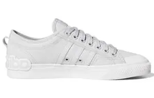 Adidas Nizza Low Top Sneakers With Oversized Heel Logo