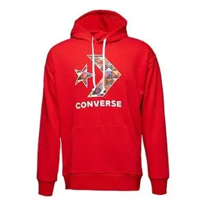 CONVERSE Star Chevron Hoodie - Red