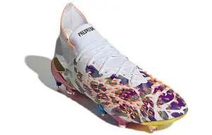 Adidas Predator Freak.1 X Stella Mccartney 'demonskin Leopard Earth Explorer - Cloud White/core Black/signal Orange