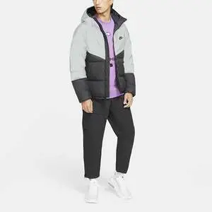 Nike Stay Warm Colorblock Hooded Down Jacket
