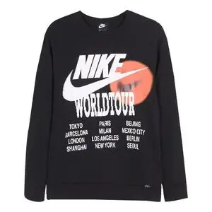 Nike World Tour Crewneck Sweatshirt - Black