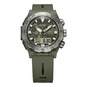 Casio Pro Trek Analog-digital Watch With Solar Power - Black