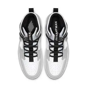 JORDAN 1 React High Top Sneakers - White/grey Fog