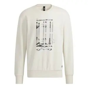 Adidas Wj Logo Graphic Crewneck Pullover - Default Color