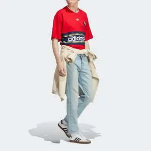 Adidas Crew Neck Tee 'red