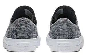 CONVERSE X Nike Chuck Taylor All Star Flyknit Low Top Sneakers - Gray/white