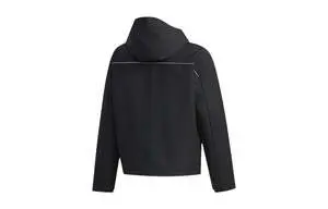 Adidas Logo Zip-up Hooded Long Sleeve Jacket