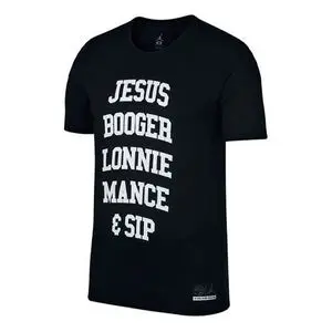 JORDAN Air Alphabet Printing Sports Short Sleeve
