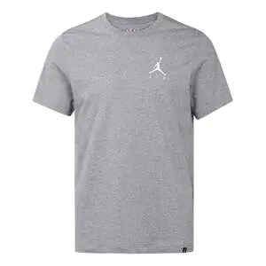 JORDAN Air Jordan Jumpman Air Embroidered T-shirt 'grey' Grey/white