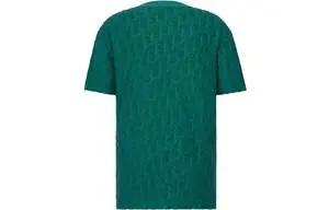 Dior Ss21 Oblique Printing Cotton Round Neck Short Sleeve