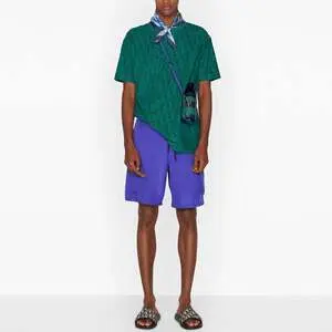 Dior Ss21 Oblique Printing Cotton Round Neck Short Sleeve