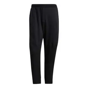 Adidas Solid Color Straight Casual Sports Pants/trousers/joggers Black - Default Color