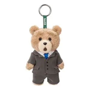 POP MART Ted2 Teddy Bear Action Plush Pendant 'suit Bear' Secret Edition - Multi-color