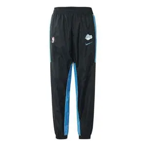 Nike Los Angeles Lakers Colorblock Sports Training Knit Long Pants/trousers Autumn - Black
