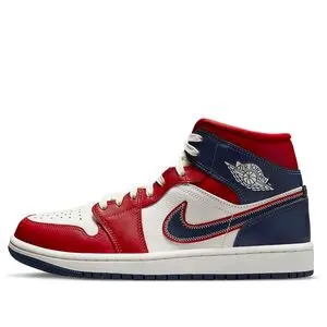 JORDAN Air Jordan 1 Mid SE "USA" 2022 Sneakers White/red/blue