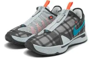 Nike Pg 4 "plaid" Basketball Sneakers - Black/grey