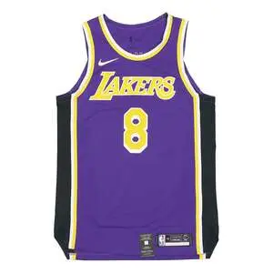 Nike Nba Los Angeles Lakers Kobe Bryant No. 8 Player Edition Jersey - Purple