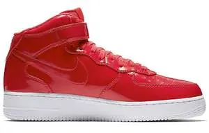 Nike Force 1 Mid '07 Lv8 "siren " Sneakers - Red