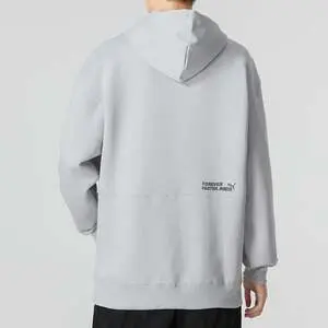 PUMA Small Logo Relaxed Fit Hoodie