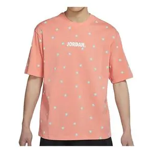 JORDAN Logo Print Crew Neck Short-sleeved