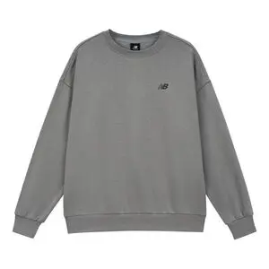 NEW BALANCE Casual Pullover Sweatshirt Asia Sizing 'grey - Grey/black